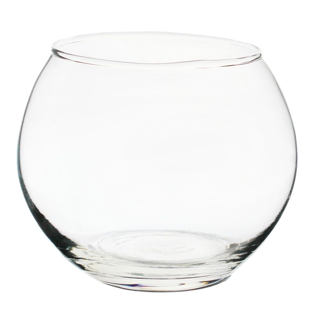 Svícen koule sklo pr.9,9V8cm čirá | KLIA.cz